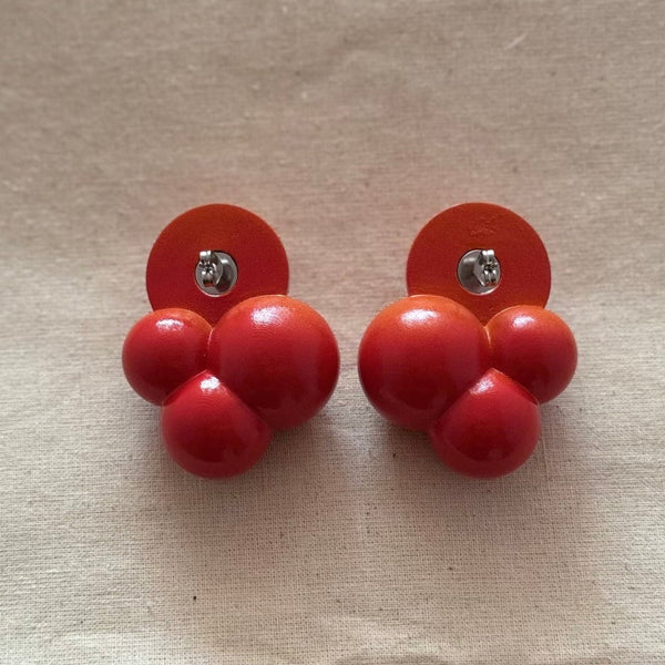 Grace Scharf Design BuBu Earrings 002 - Orange - AGWA Design Store